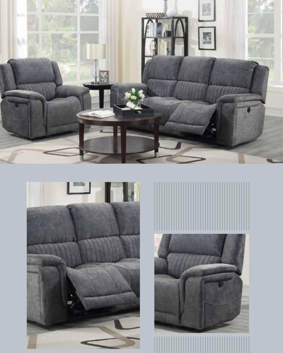 Lexus 3 seater recliner + 2 reclining chairs – The Loft Superstore